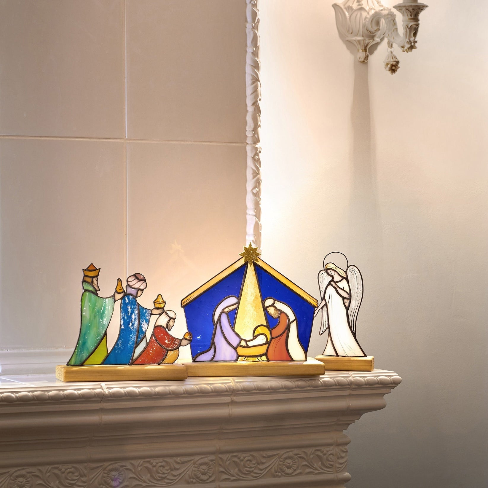 Stained Glass Nativity Set – AvalGlass